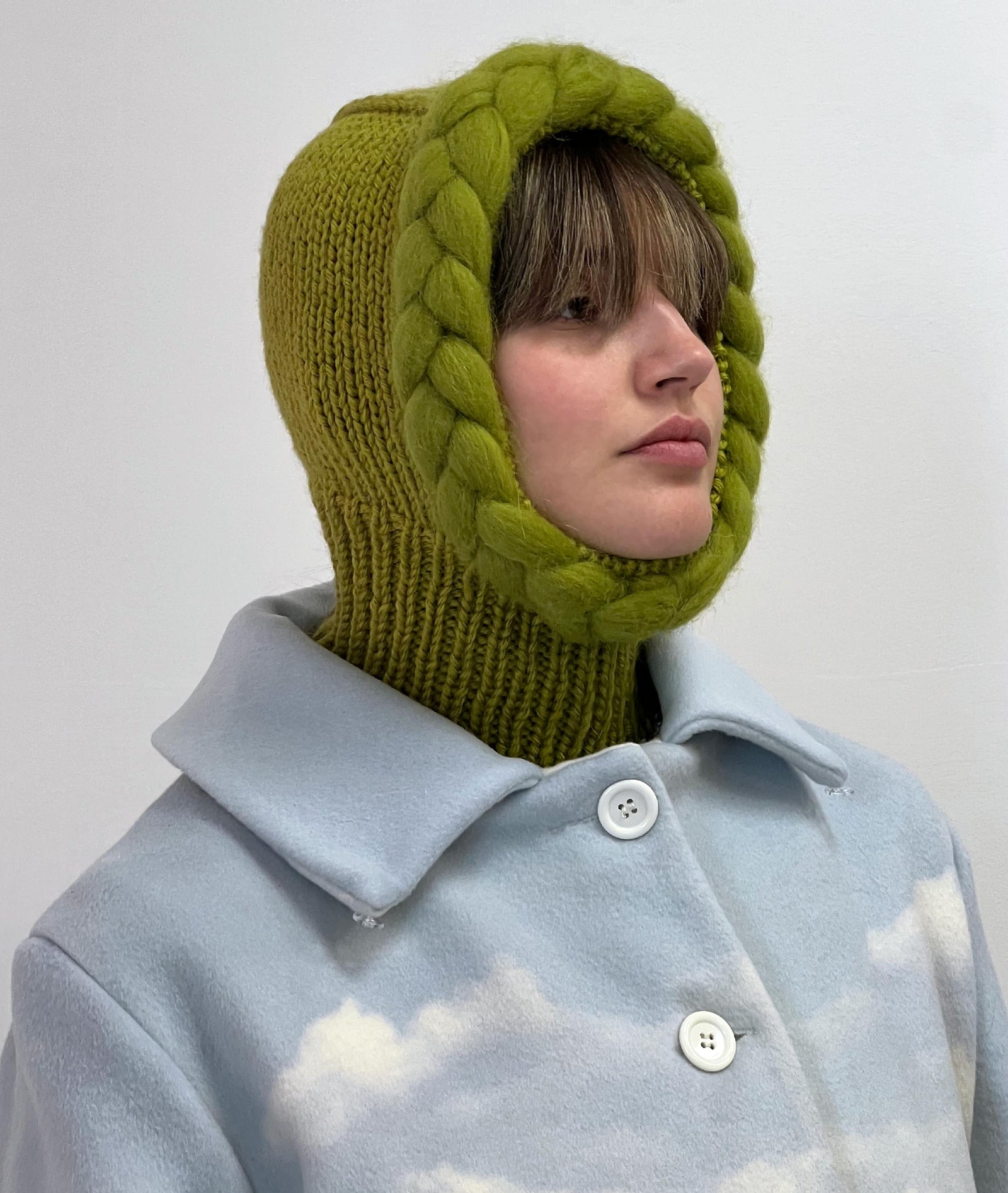 Braid Hand Knitted Balaclava