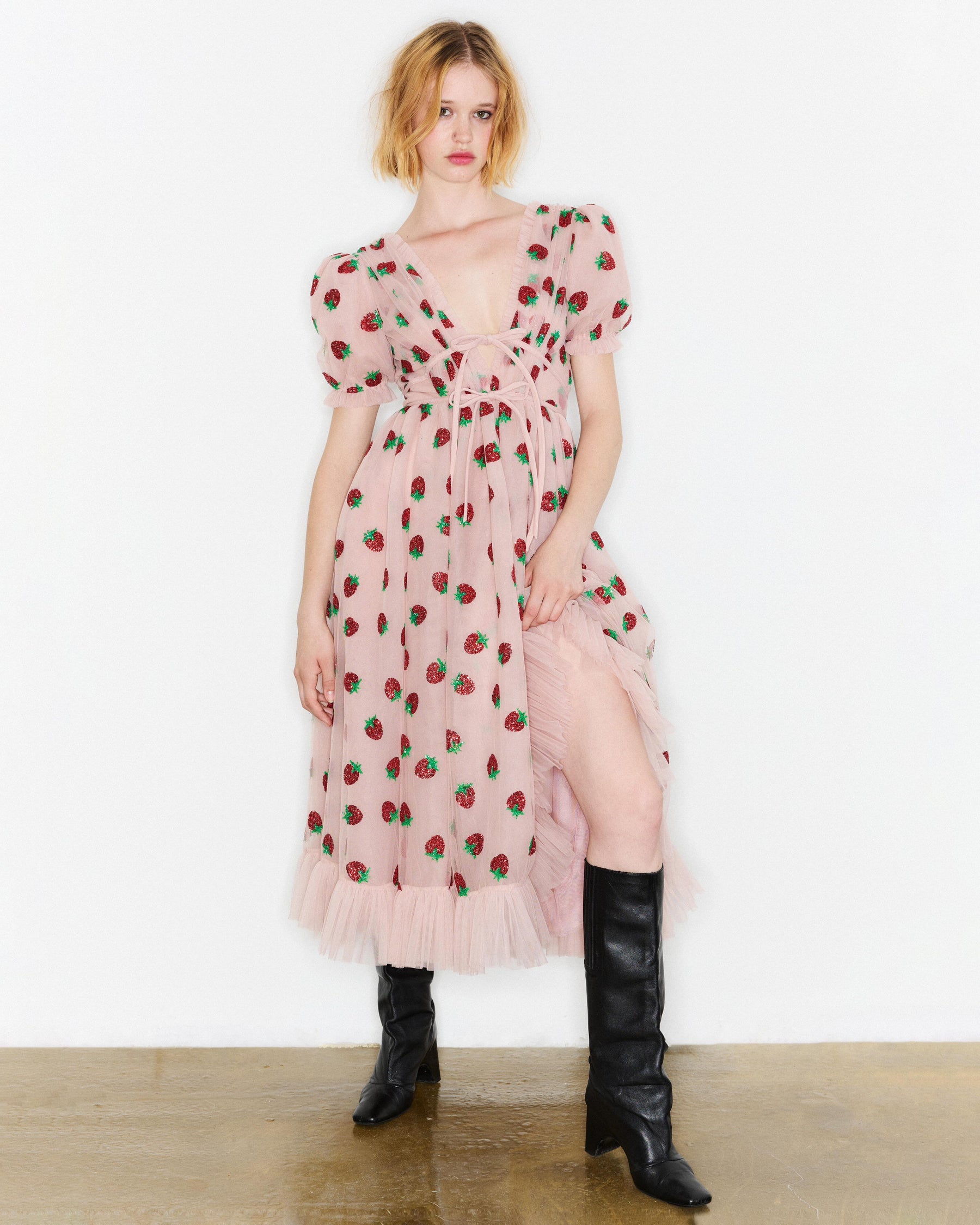 Strawberry Midi Dress